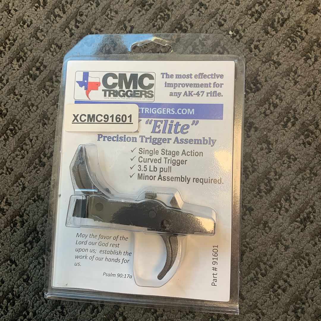 used CMC Triggers AK-47 Elite Tactical Drop-On Trigger Group 3.5Lb ...