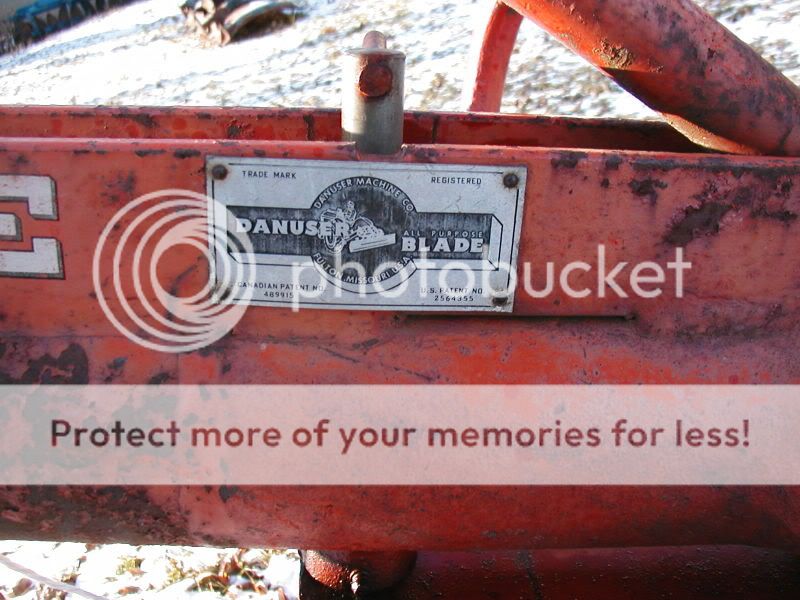 Case/Danuser G16 back blade | Yesterday's Tractors Forums