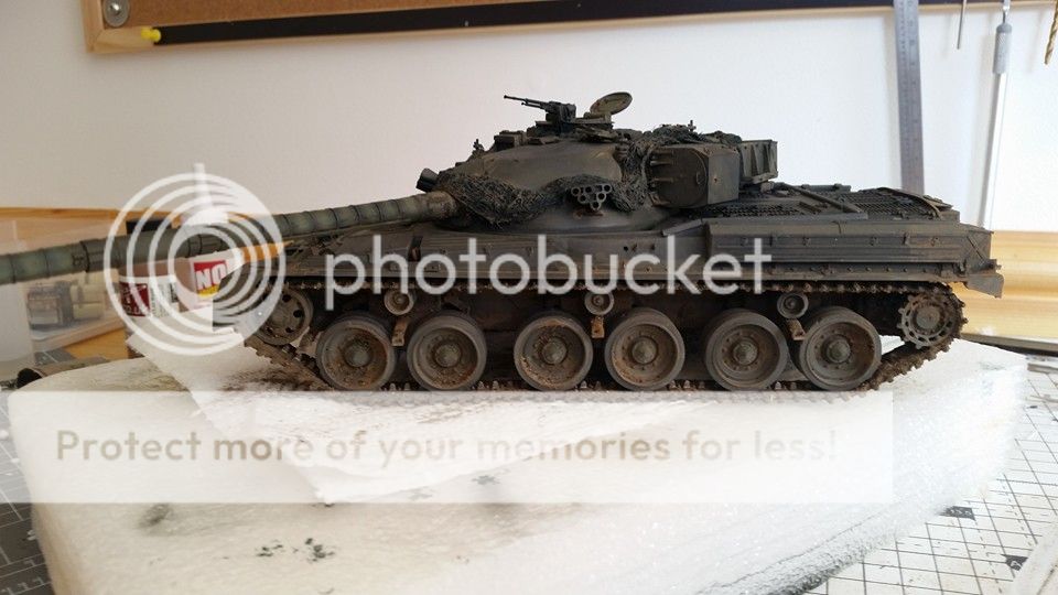 First Build in donkeys years! Tamiya Chieftain Mk9 - Work in Progress ...