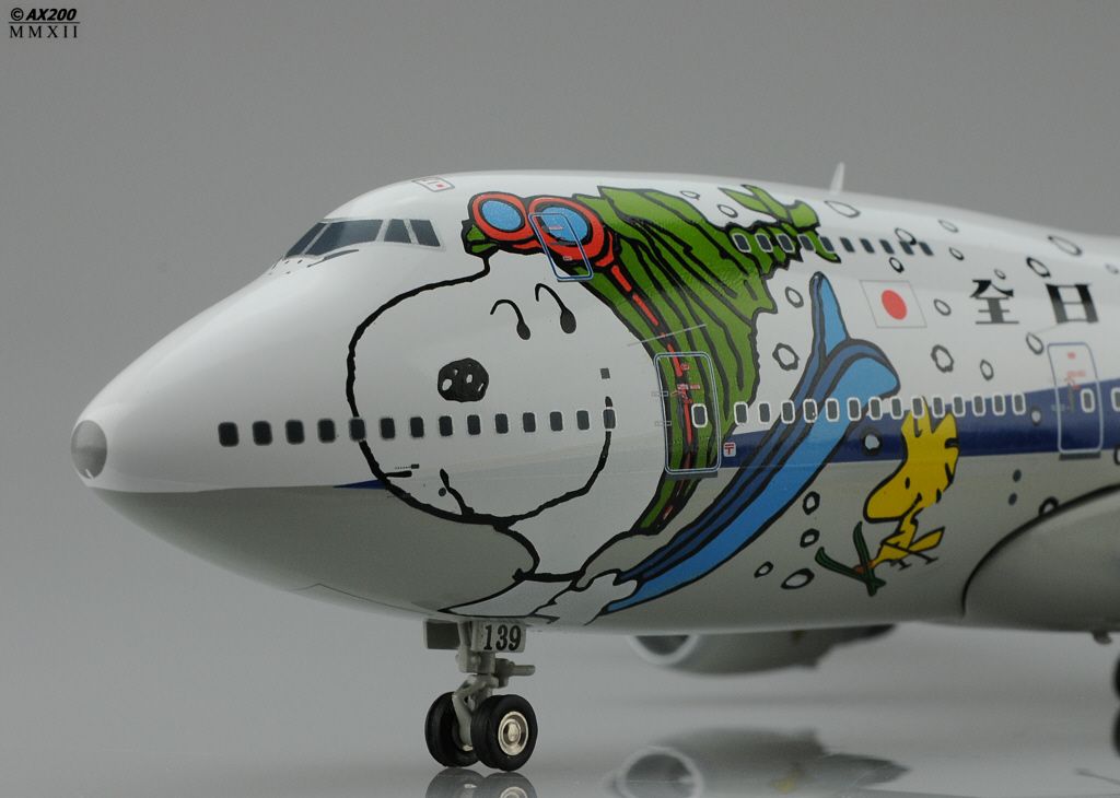 PHOTOS - JCW - 747 - ANA - Snoopy - Diecast Model Aircraft (DiMA)
