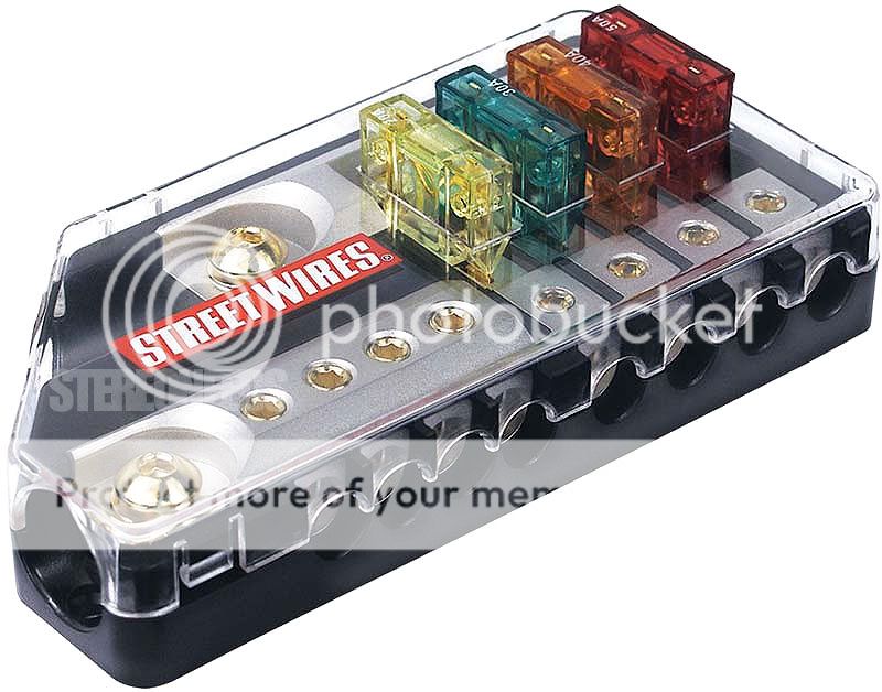 Replacement for Streetwires CBR44S distro bloc | DIYMobileAudio.com Car ...